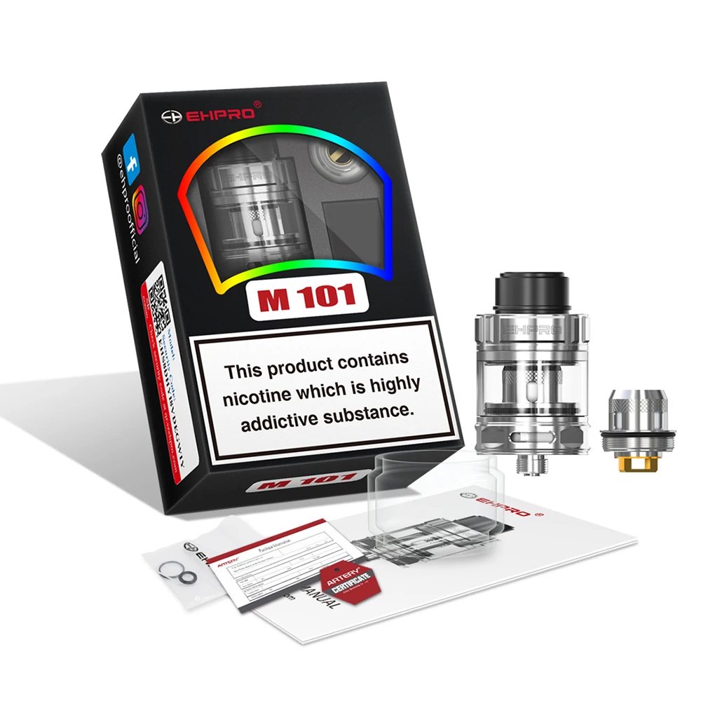 Original Ehpro M 101 Subohm Tank 2ml/3ml Atomizer Innovative EL1B-2 ...