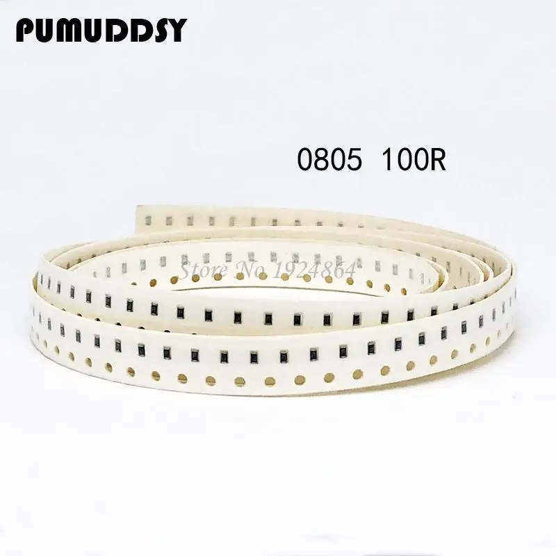 300PCS 0805 SMD Resistor 100 ohm 1/8W 100R 101|Resistors| - AliExpress