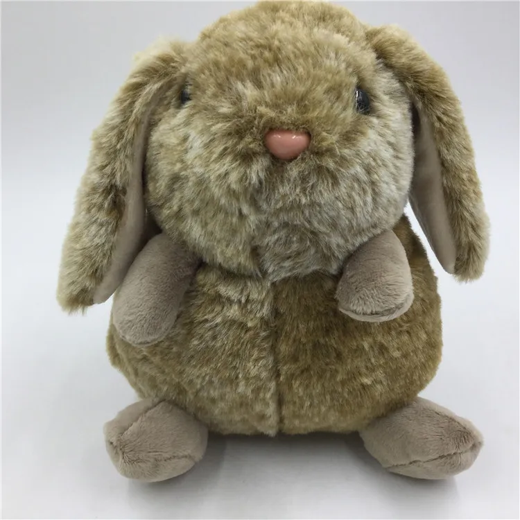 Cute Simulation Round Rabbit Bunny Stuff Plush Toy Doll Children Girl ...