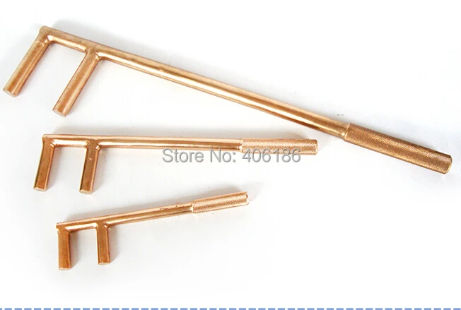 Beryllium copper 40*300mm Valve Handle Wrench,F spanner,Non magnetic ...