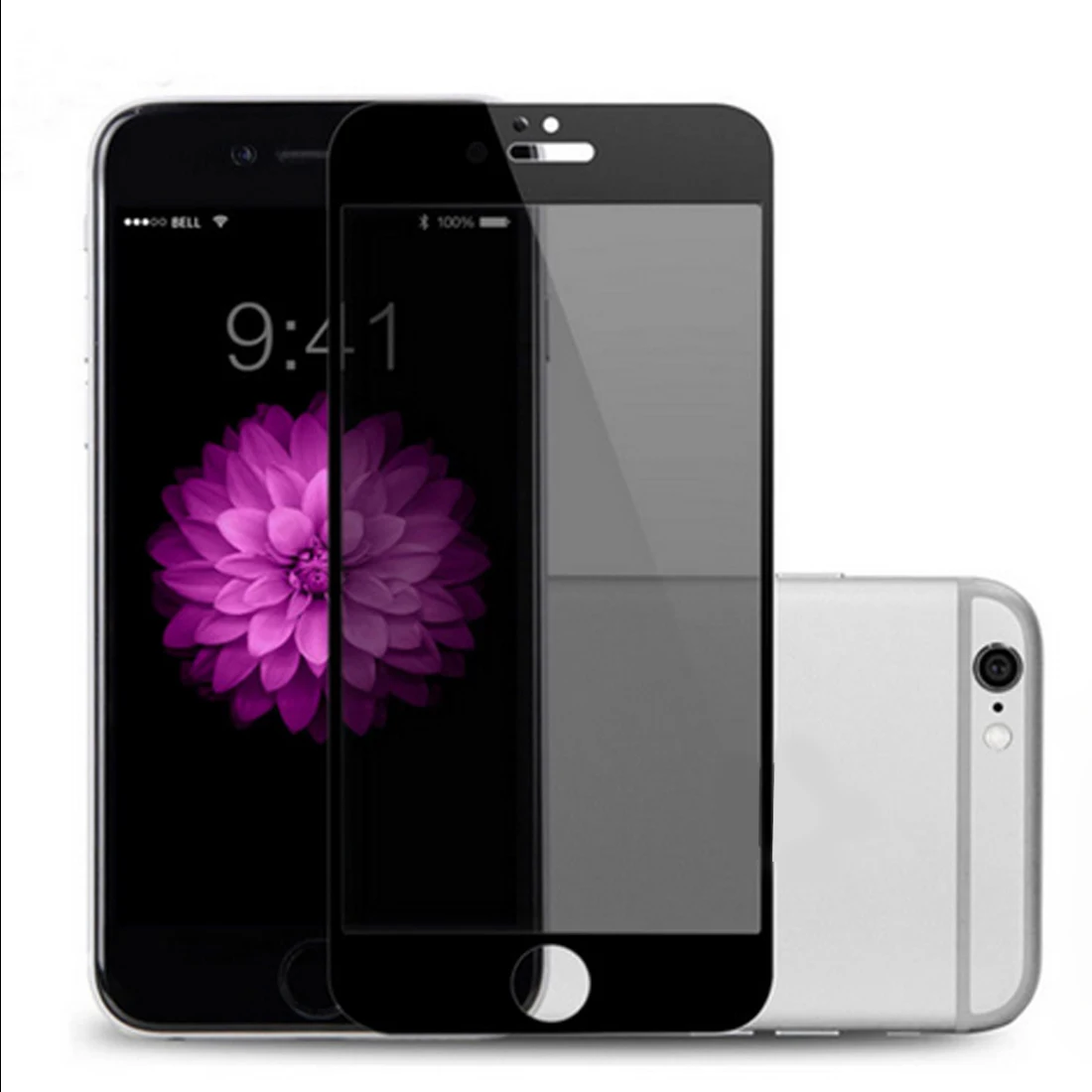 Etmakit 9h Curved Full Cover Privacy Tempered Glass For Iphone 6 6s