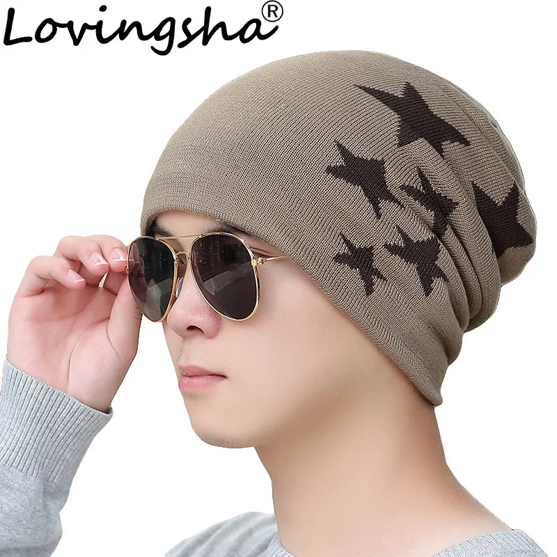 LOVINGSHA Faux Bulu Hangat Longgar Rajutan Topi Wanita Musim Dingin ...