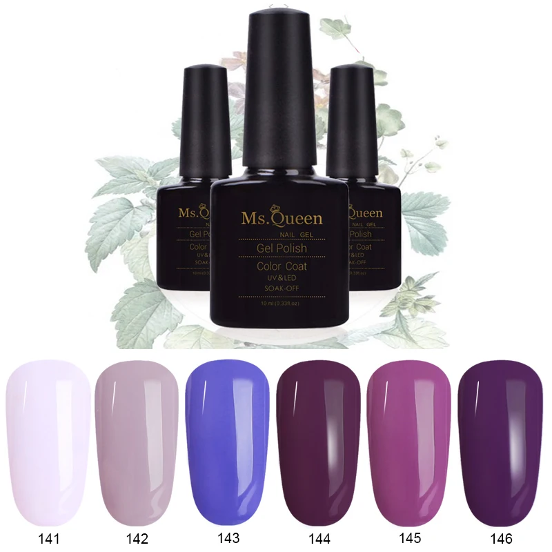 Ms Queen Gel 1 10ML Pure Color Nail Gel Polish For Nail Extension 31 58 ...