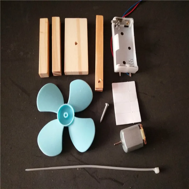 Monday Kids DIY Electric Fan Model Science Toys Physics Experiment ...