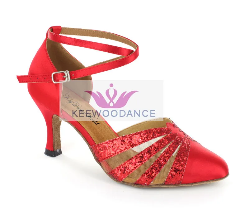 Keewodance zapatos de baile de salón modernos para mujer, calzado de ...