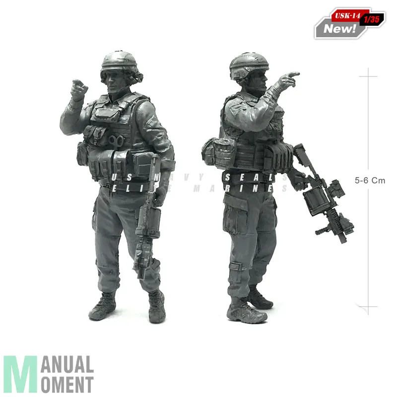 1/35 Modern U.S Army Seal Commando Grenadier Individual Soldier Resin ...