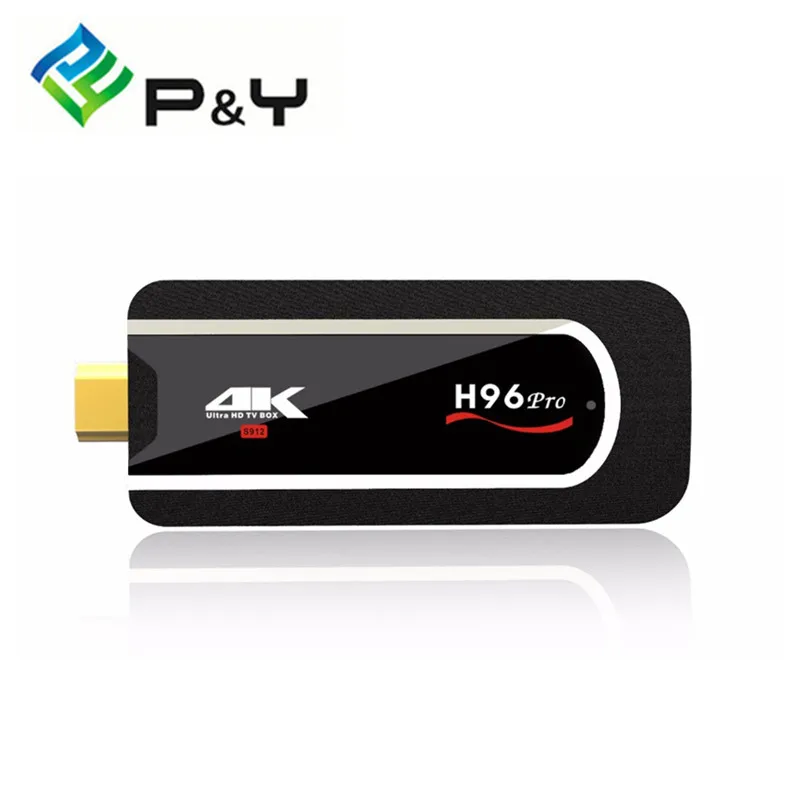 H96 PRO 4K Mini PC Amlogic S912 Octa Core TV Dongle 2.4G Wifi Android 7 ...