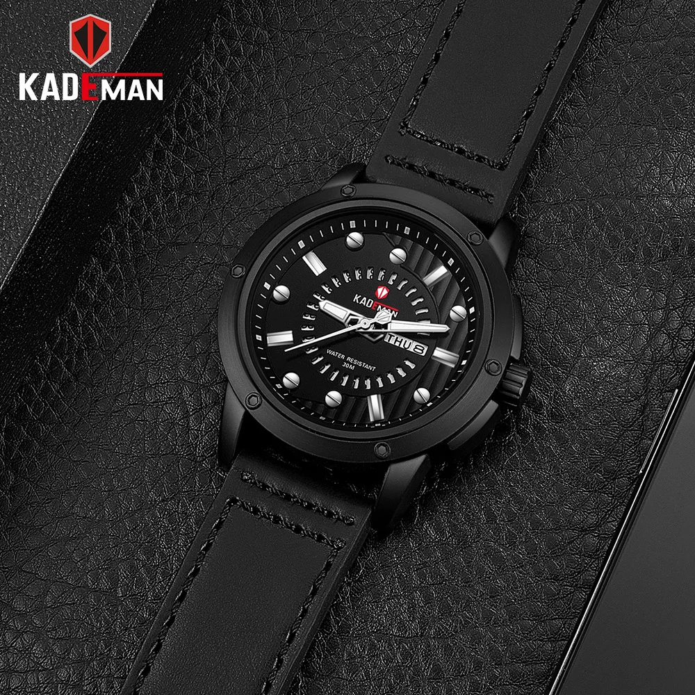 ⌚️ New Luxury Brand KADEMAN Men Classic Military Watches Men's Quartz ...