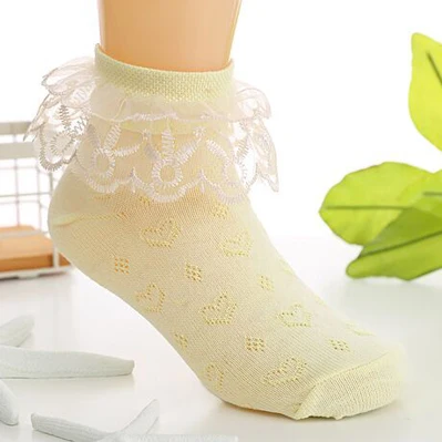 Princess breathable baby girl's socks
