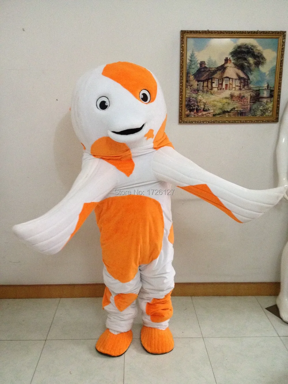 mascot koi fish mascot Brocarded Carp costume custom fancy costume ...