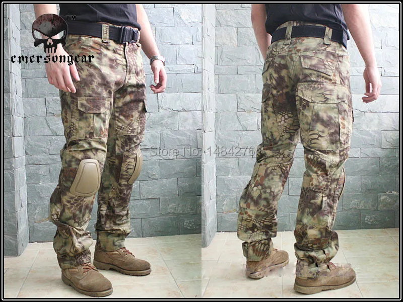 Tactical airsoft Army Pants EMERSON G2 Combat Pants with Knee Pads ...