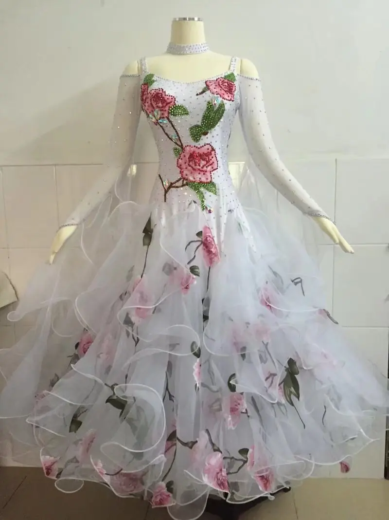 Padrão de Salão Vestido da Dança Adulto de Alta Qualidade Custom Made ...