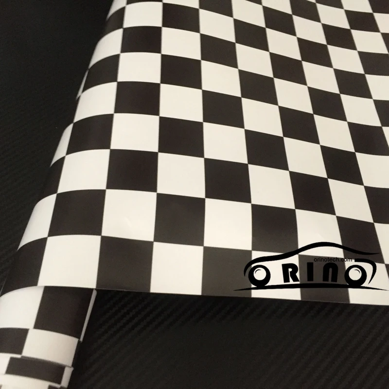 Chrome Checkered Flags Decals