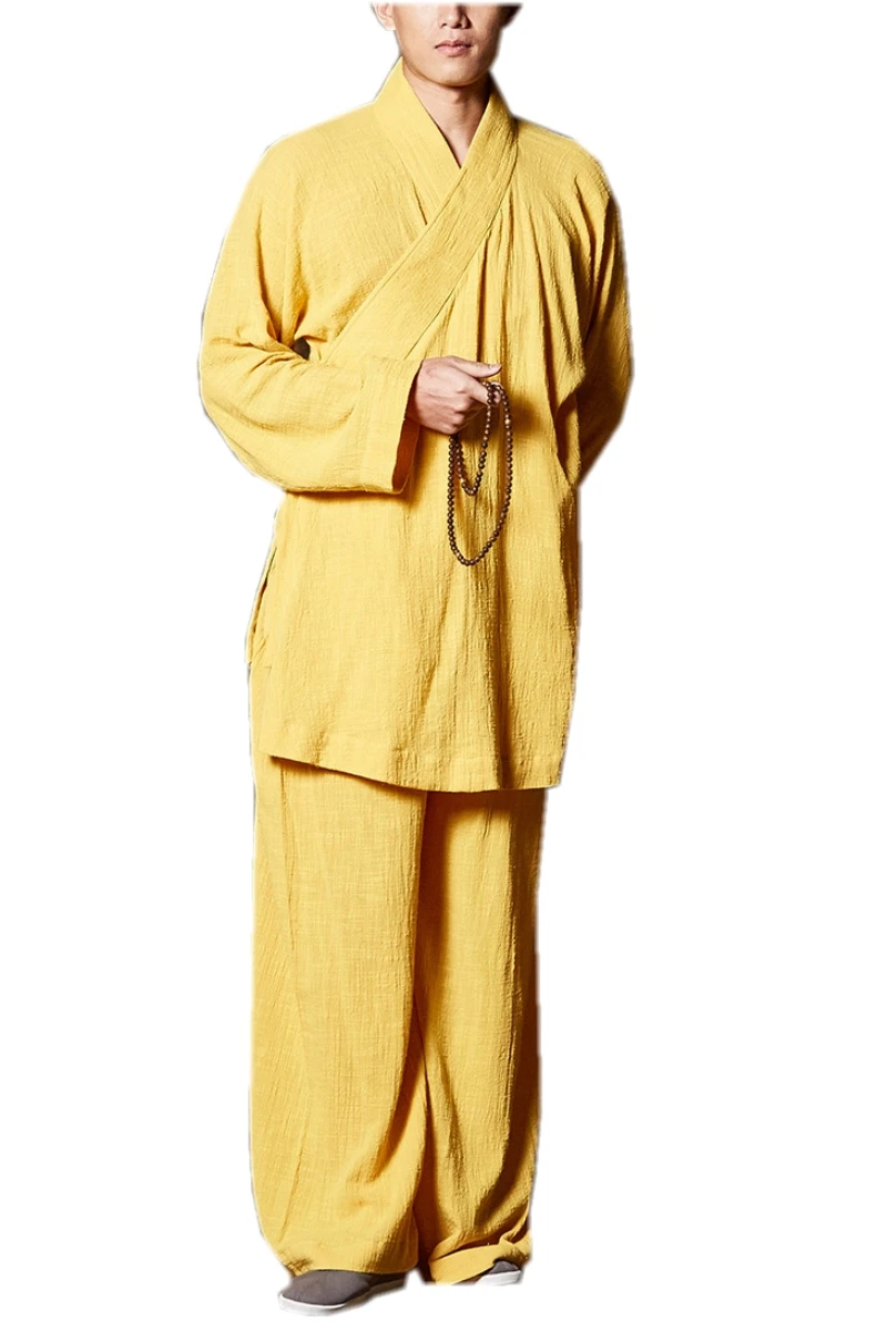 ZanYing-Zen-Clothing-Sets-Monk-Buddhist-Outfit-Long-Shirt-Wide-Leg ...