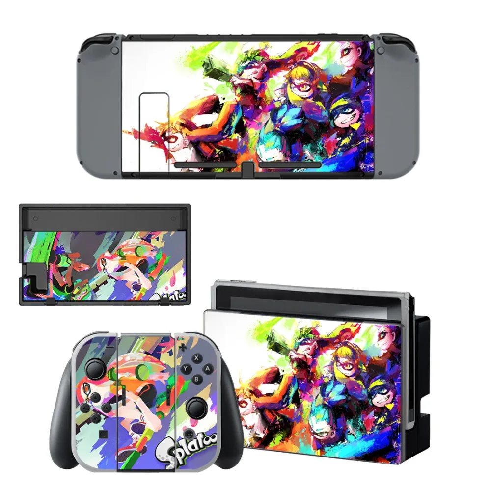 Splatoon 2 Skin Sticker for Nintendo Switch Console and Joy-Con ...