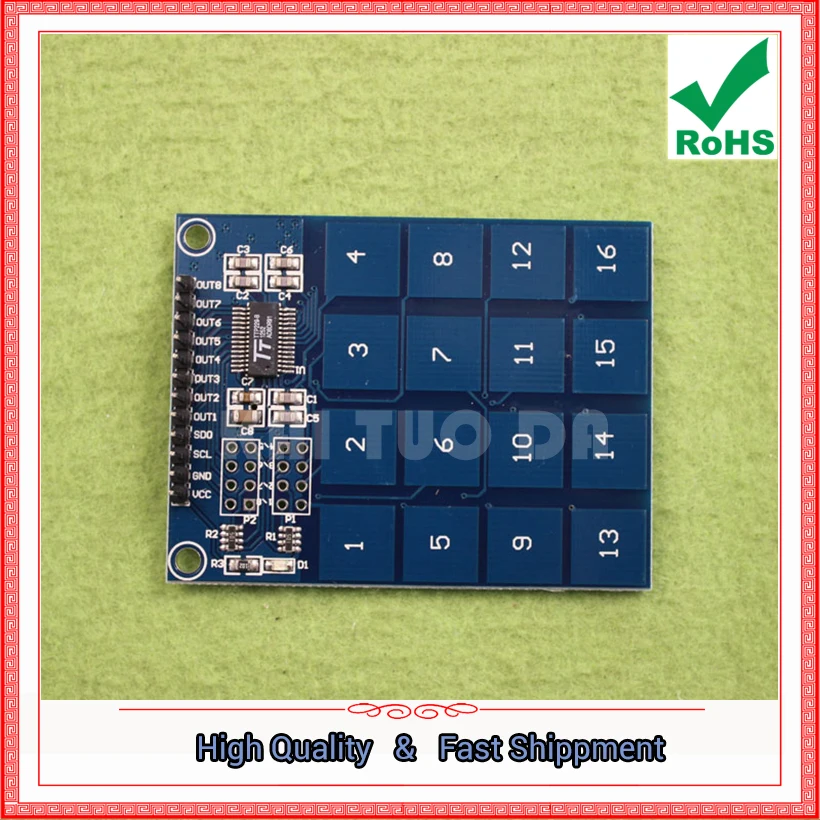 TTP229 16 channel/way Capacitive Touch Switch Digital Touch Sensor ...