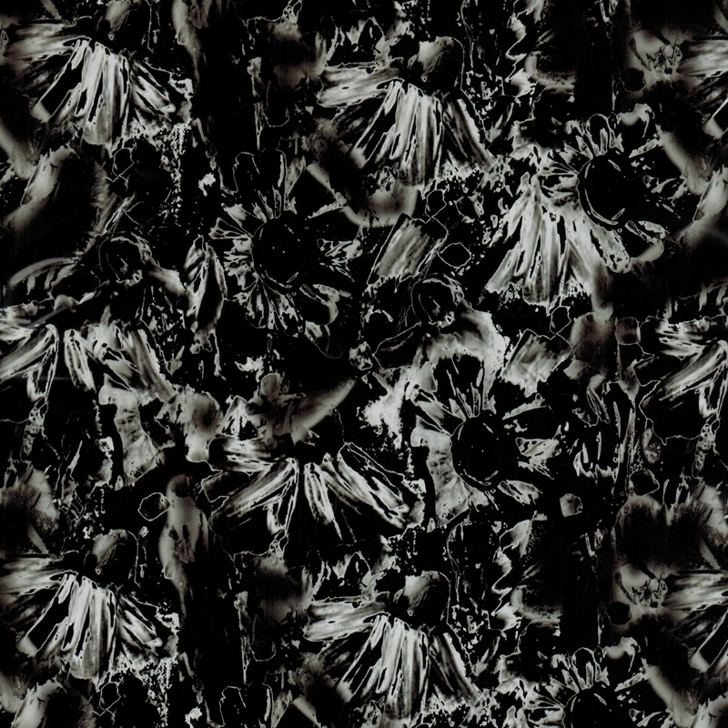 Cscy1038 0.5m Wide Aqua Print Film 50 Squrae Meters Flower Design ...