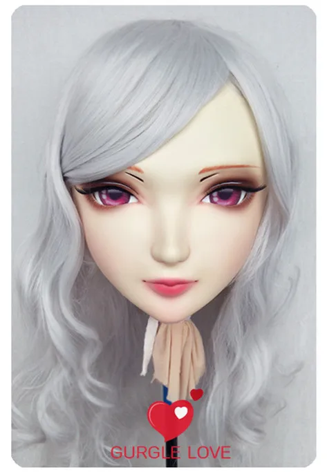 (DM051) Girl Sweet Resin Japanese Anime Kigurumi Mask Cosplay Lolita ...