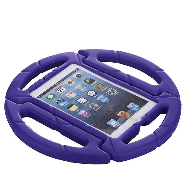 New Portable Kids hand held Round tablet Stand holder shockproof drop ...