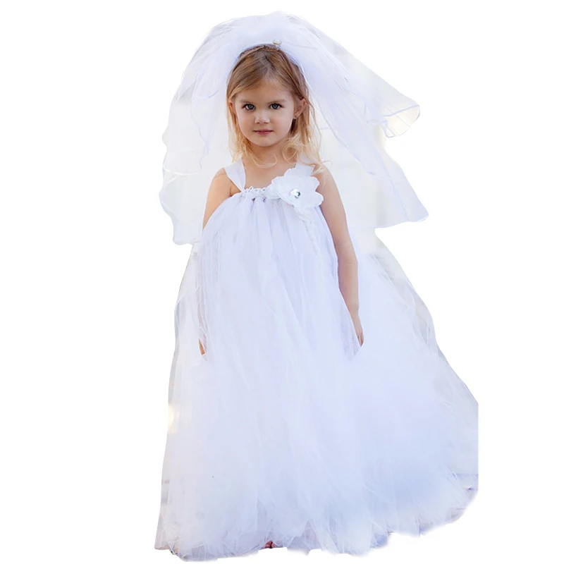 Free shipping Ellie's Bridal Little Bride Flower Girl Dress Tutu dress ...