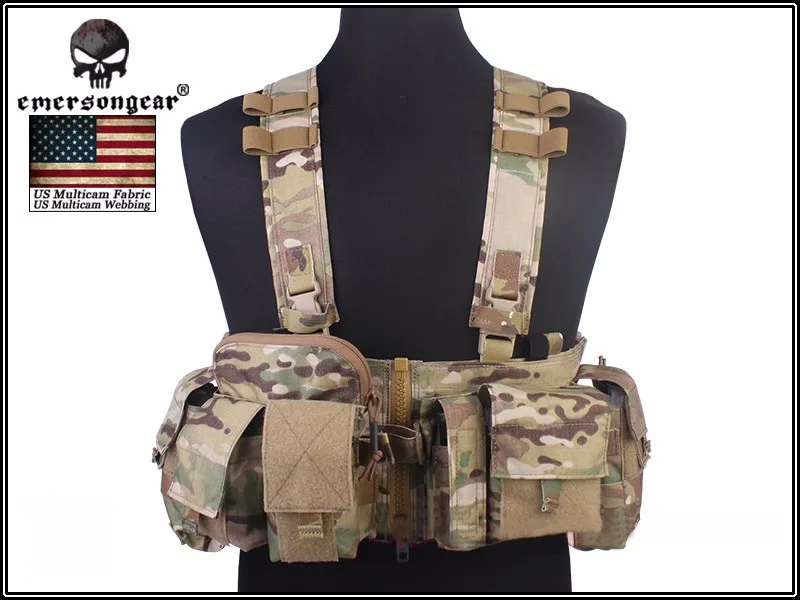 Emerson Uw Gen V Split Front Chest Rig Airsoft Military Combat Molle ...