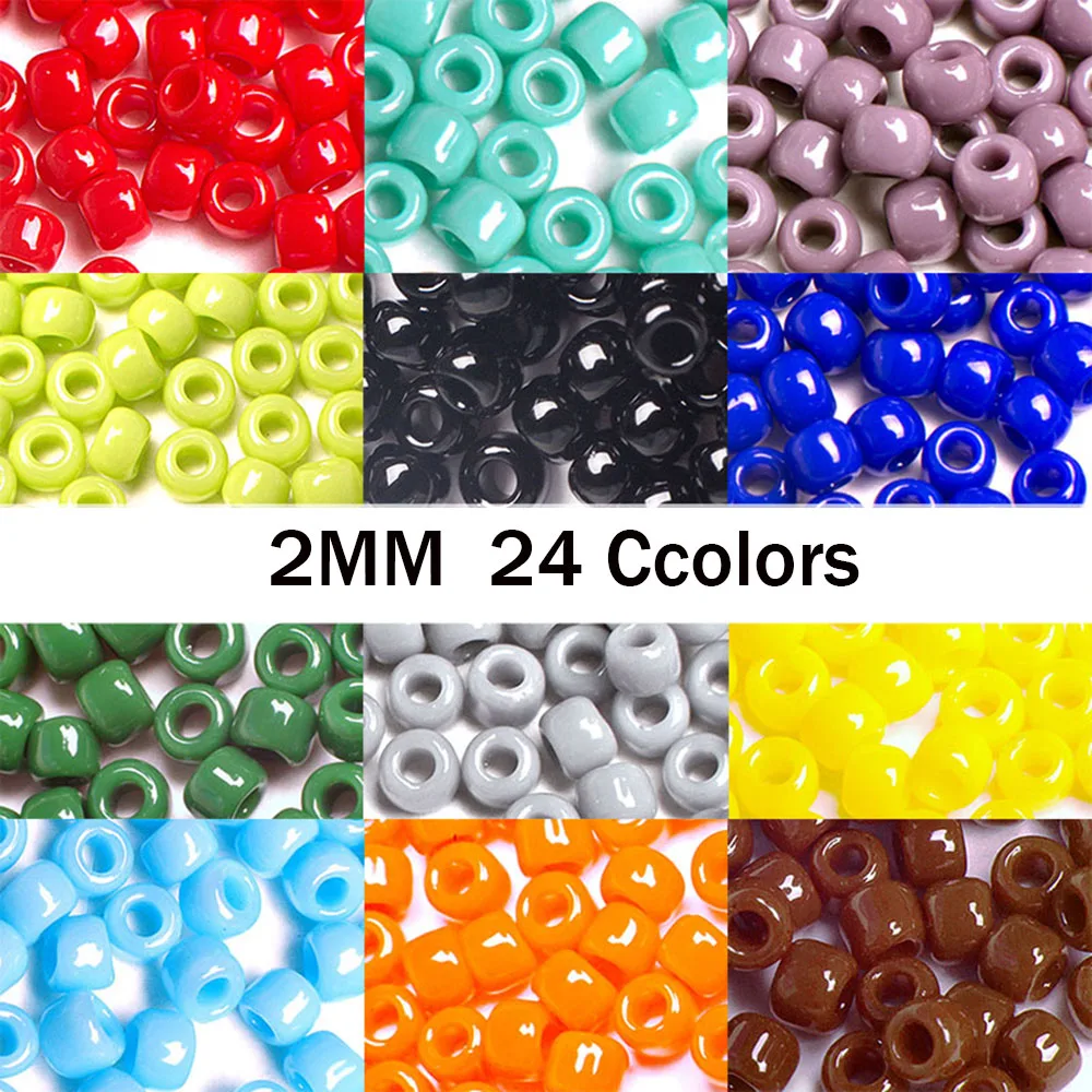 Glass Beads 2MM Japan Jewelry Boncuk 1000PCS DIY Handmade Quality Charm ...