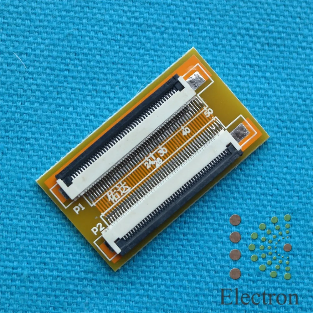 Conector de extensão de cabo ffc, 40 pinos para 40 pinos de 0.5mm ...