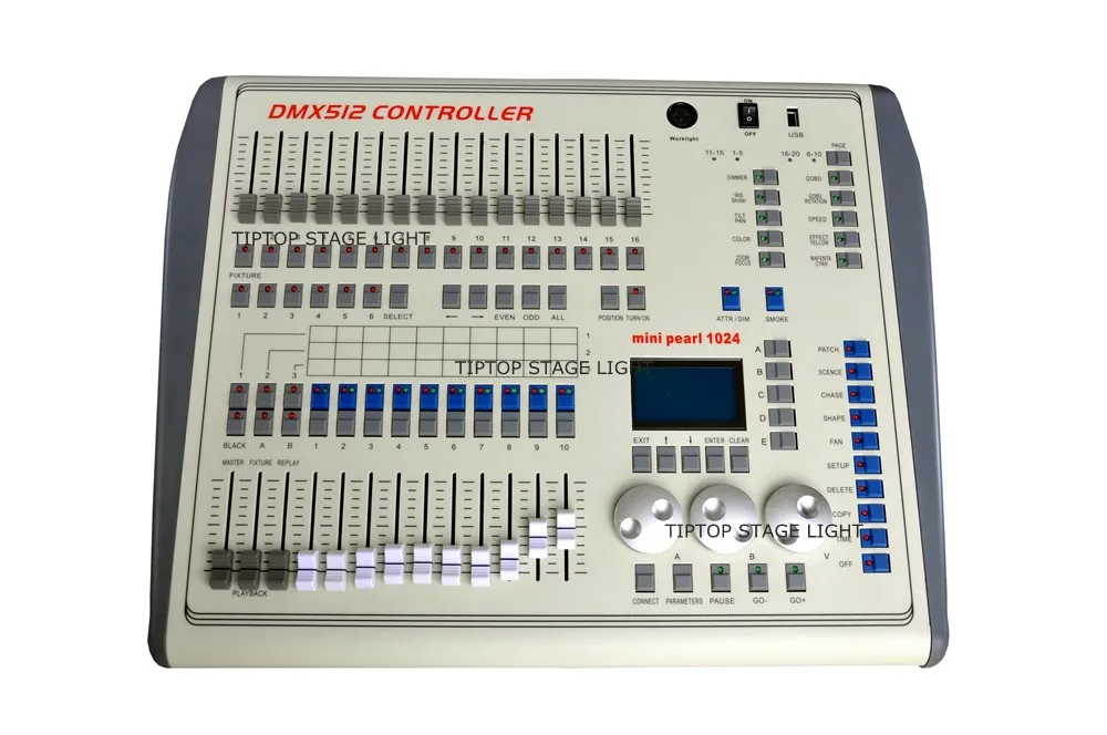 Mini Pearl 1024 DMX Controller | Tiptoplight