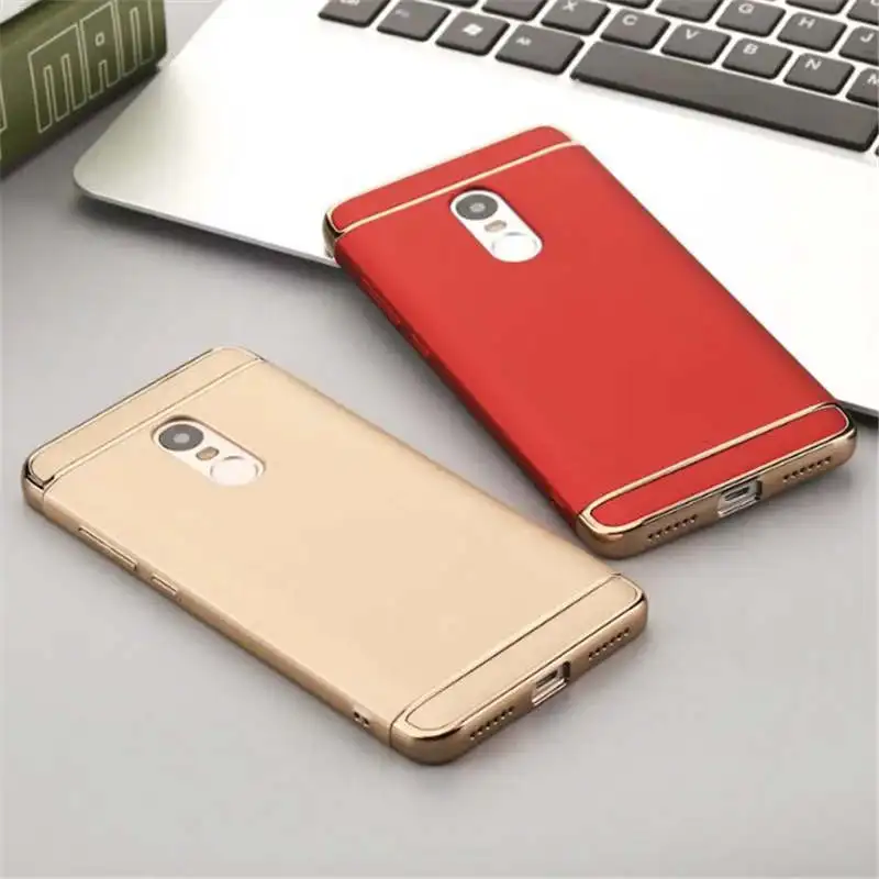 For Xiaomi Redmi note 4 Back Cover Luxury Electro plated Ultra thin ...