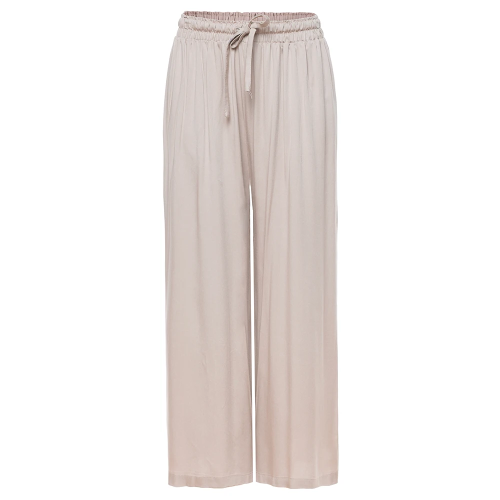 Causal Wide Leg Pants For Women Summer Lace Up 2 Colors Vacation ...