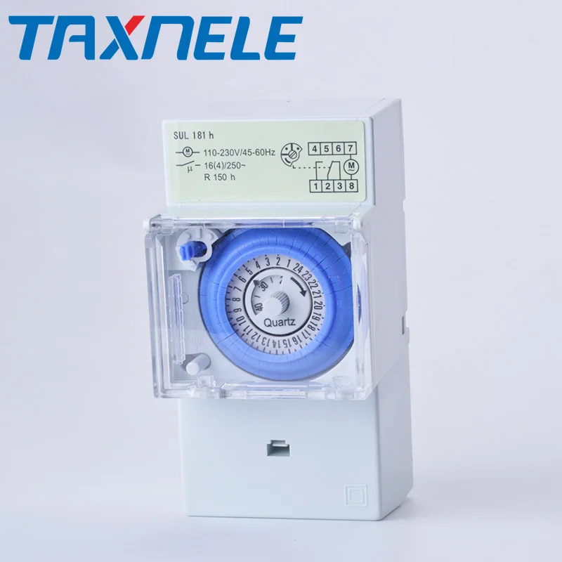 SUL181H Mechanical Timer 24 Hours Time Switch Relay Electrical SUL181H Mechanical Timer 24 Hours Time Switch Relay Electrical