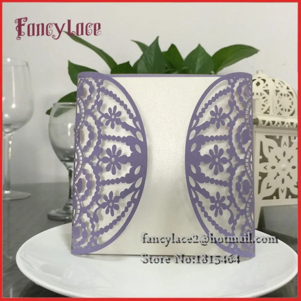 50pcs-Laser-Cut-Paper-Cards-Wedding-Invitation-Birthday-Invitation ...