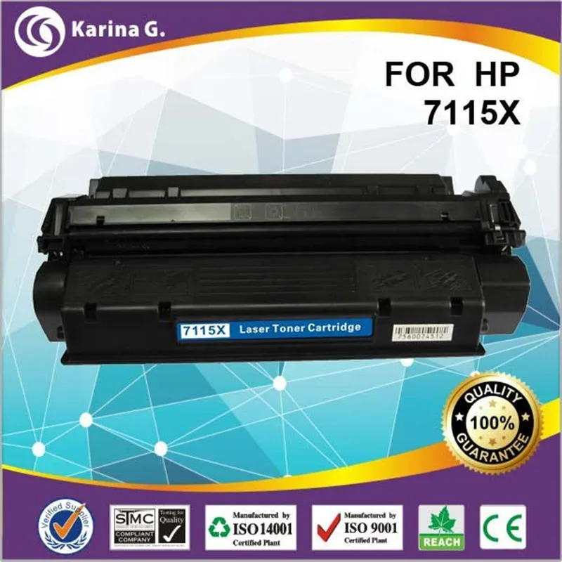 high page yield Laser toner cartridge 7115x 15x for hp C7115x for Canon ...