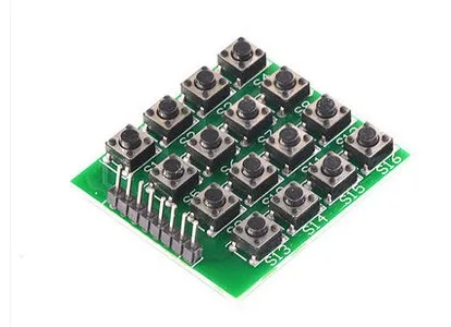 Microswitch Push Button 4X4 Matrix Keyboard 16 Button Microcontroller ...