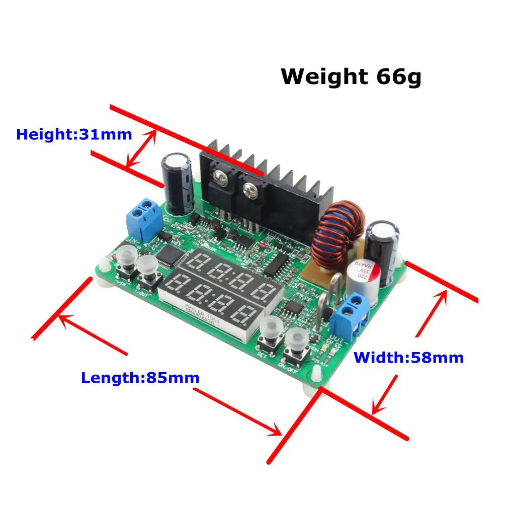 DP30V5A-L Constant Current Voltage Step-down Programmable Power Supply ...