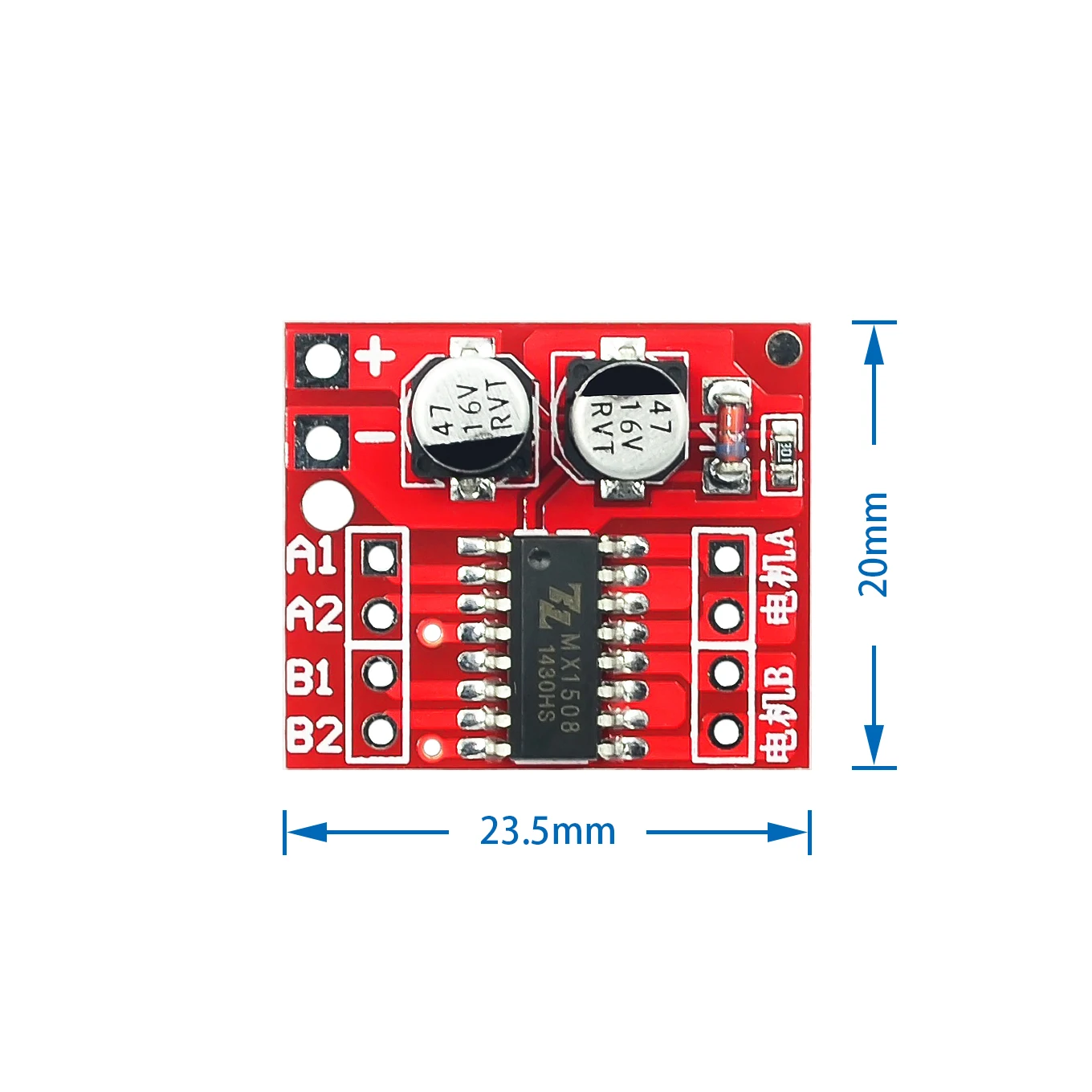 【VA VA VOOM】2-channel motor driving module Positive inversion PWM speed ...