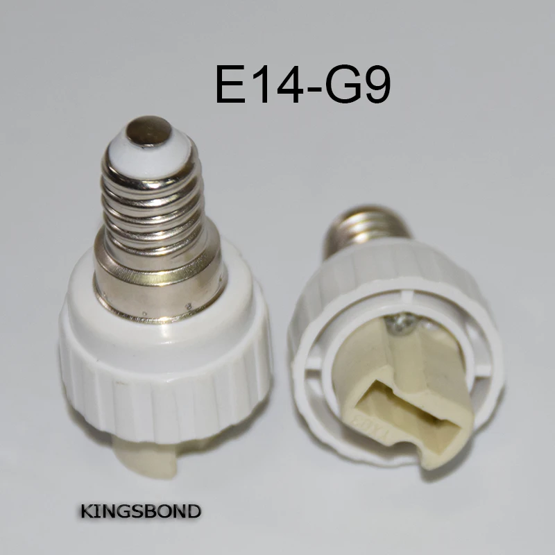 5PCS E14 to G9 lamp holder Adapter Converter Base holder socket white ...