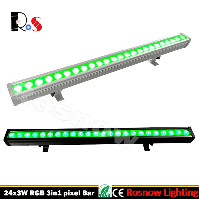 Barra de luz LED RGB de 3W para lavado de pared, barra de píxeles a ...