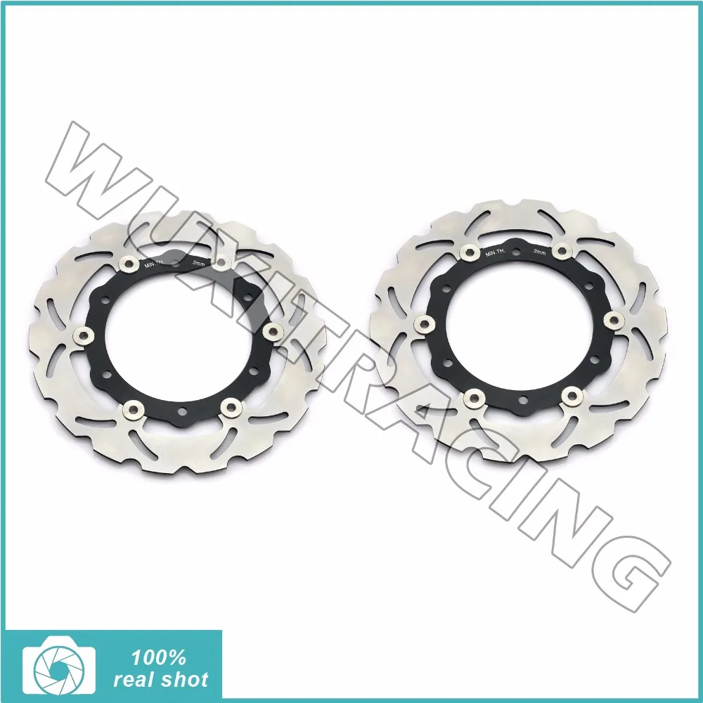 1-Pair-Motorcycle-Front-Brake-Discs-Disks-Rotors-for-YAMAHA-XP-TMAX500 ...