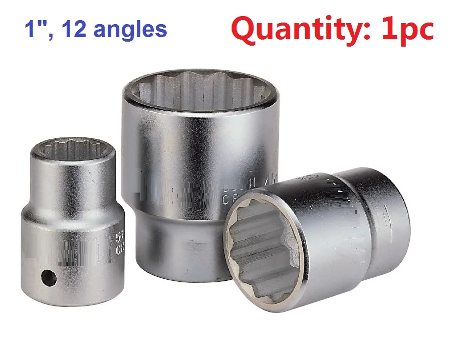 1pc, 50 55MM 1" heavy duty 12 angles plum blossom socket ratchet wrench ...