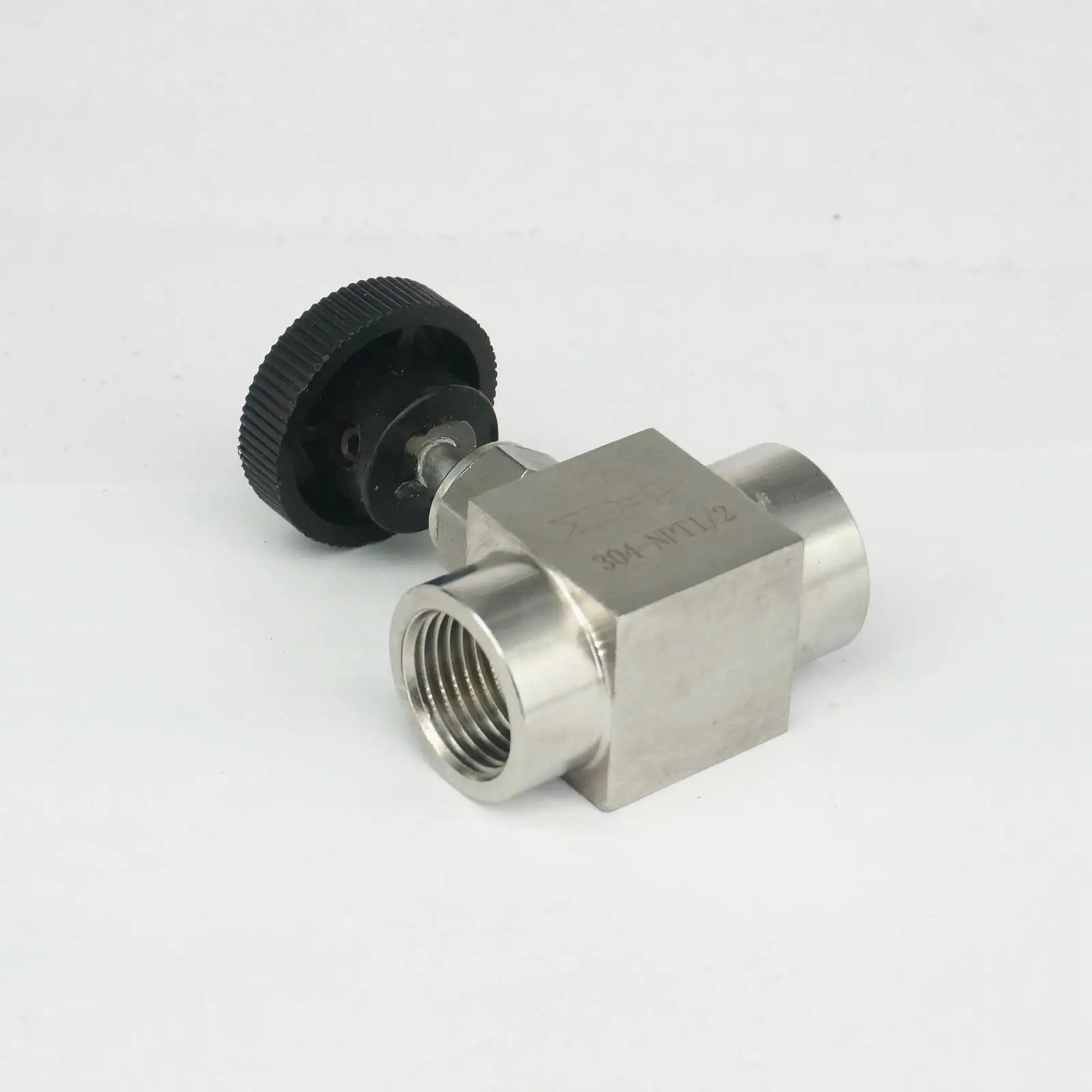 60bar 1/2 NPT Female Needle Valve 304 Stainless Steel Water Gas Oil ...