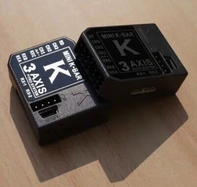 2PC 3 Axis Gyro Flybarless System For Mikado VBAR ALIGN T REX High ...