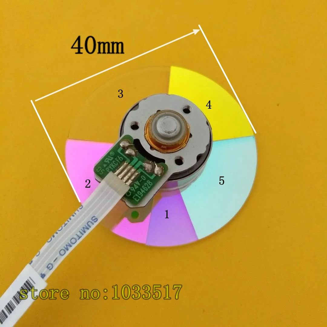 Projector Color Wheel For Optoma Ep739h Projector Diameter 40mm ...