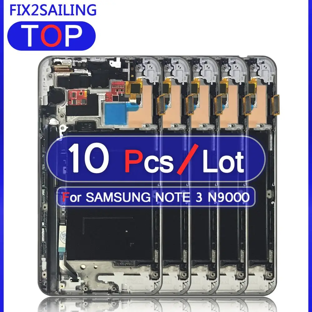 10Pcs For Samsung Galaxy Note 3 III N9005 Super LCD Display 100% Tested ...