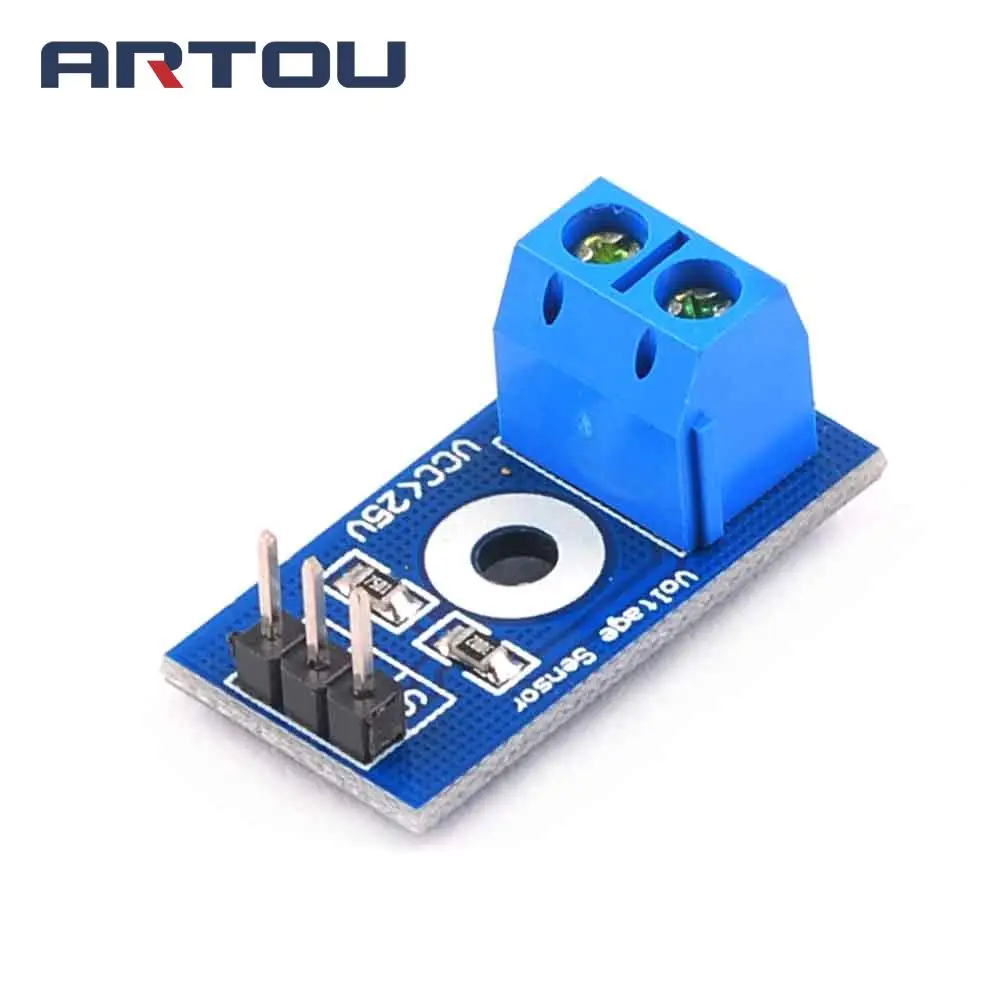 Smart Electronics DC 0-25V Standard Voltage Sensor Module Test ...