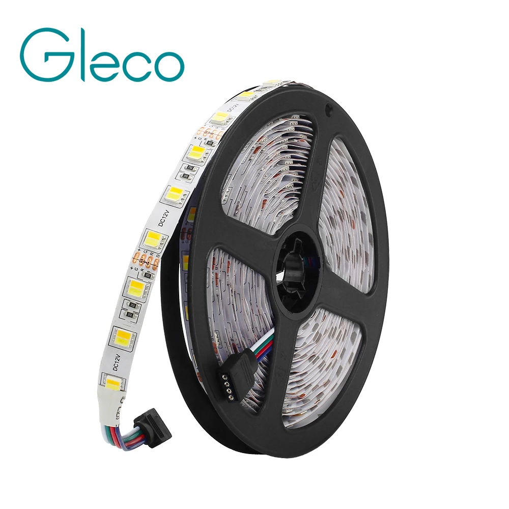 Cct 2 In 1 White+warm White Led Strip 5050 60leds/m,5m Dc12v 5050 Led ...