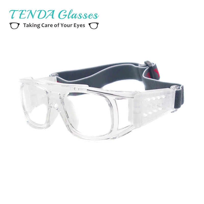 Sports Basketball Men Full Rim Plastic Goggles Safety Rectangular ...