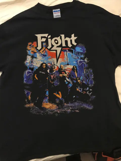 90s Vintage Fight Band T shirt Rock Concert Tour Metal Judas Priest ...