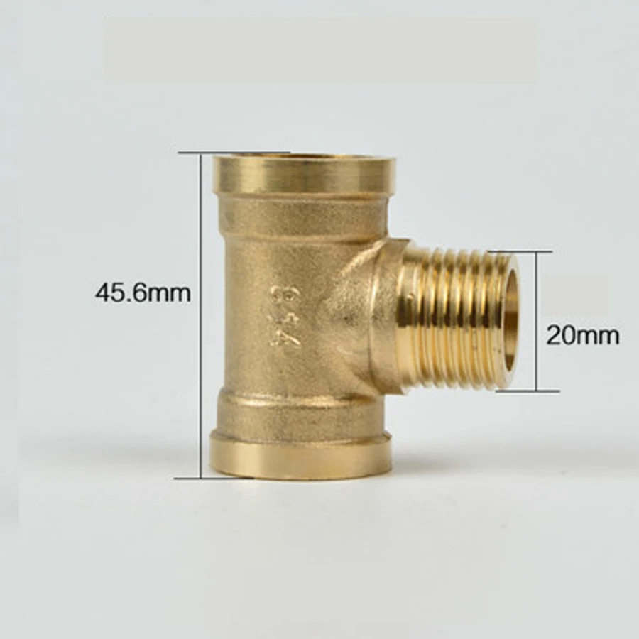 Dn15 1 2 bsp brass Pipe Fitting tee dn15-1-2-bsp-brass-pipe-fitting-tee