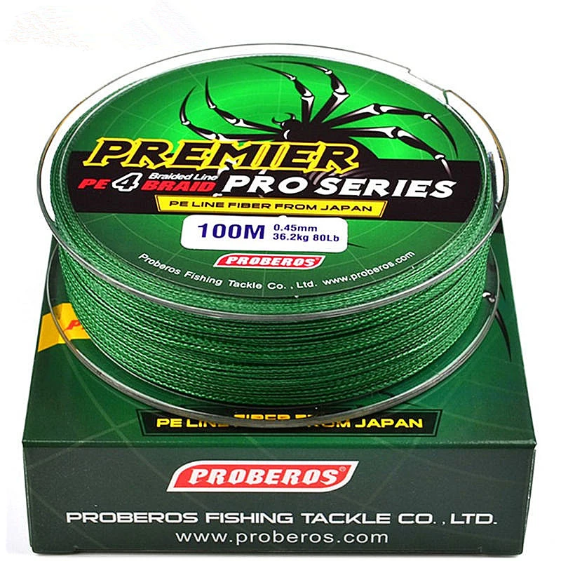 100m 4 Stands Fishing Line 0.12mm-0.6mm Ocean Super Strong Carp Multi ...